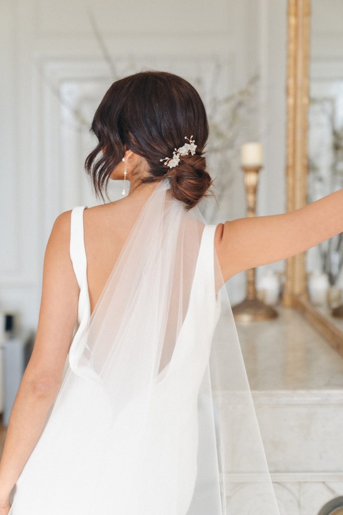 CASSANDRA | Chapel Wedding Veil with Blusher - All About Romance ...