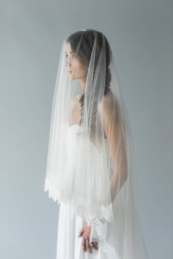 IVY | Lace Edge Wedding Veil - All About Romance: Handmade Veils ...