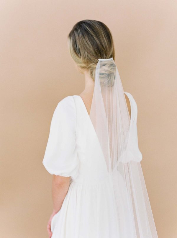 ARIANA | Sheer Wedding Veil - All About Romance: Handmade Veils ...