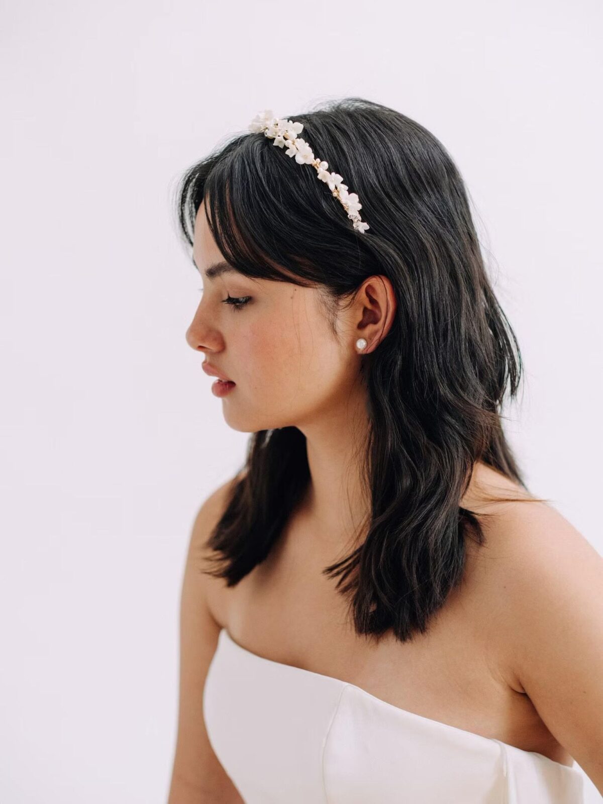 CYD | Dainty Floral Headband - All About Romance: Handmade Veils ...