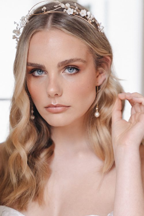 LILA | Dainty Pearl Wedding Hair Crown - All About Romance: Handmade ...