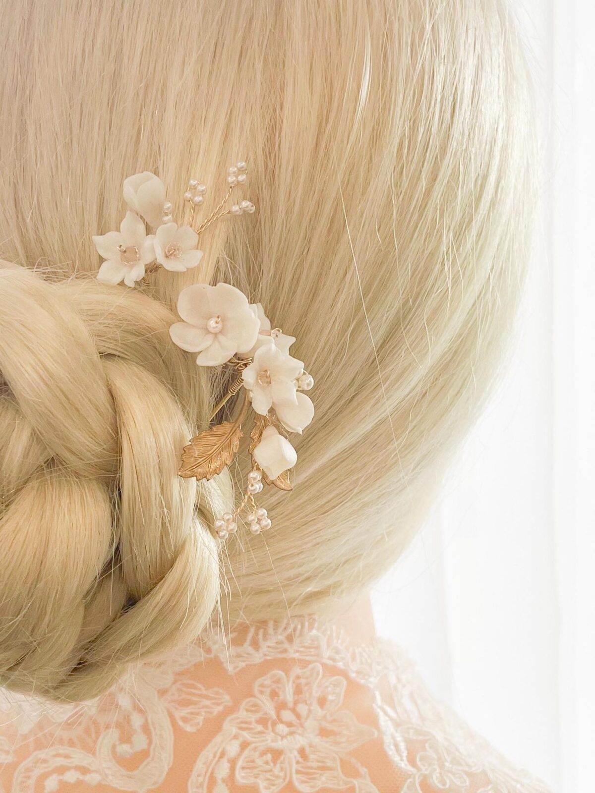BLISSFUL | floral bridal hair pins, wedding hair pins - All About ...