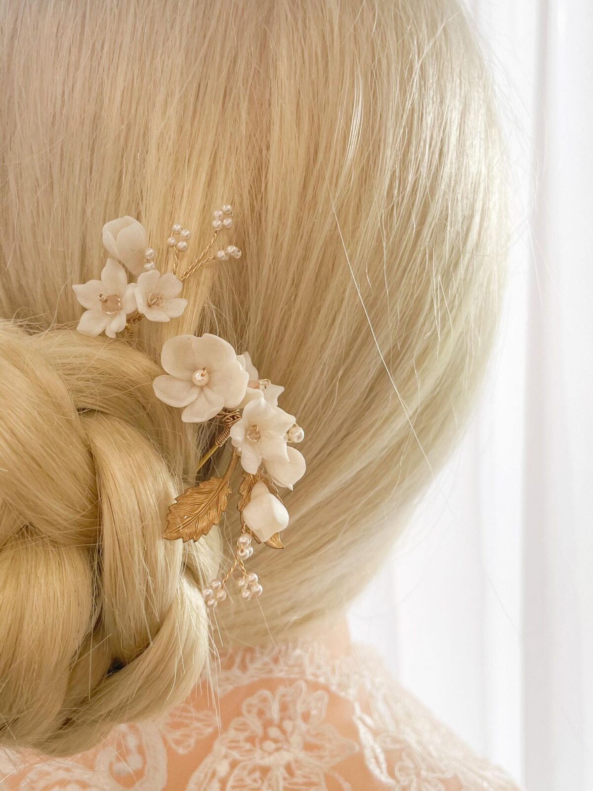 BLISSFUL | floral bridal hair pins, wedding hair pins - All About ...