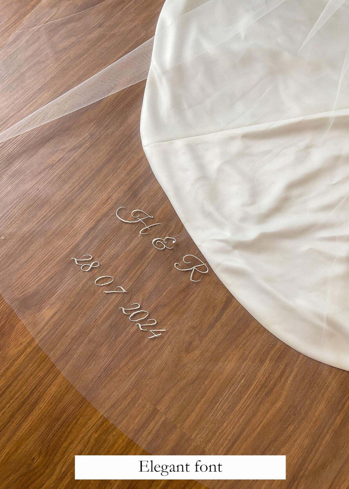 Veil Embroidery | Personalise Our Wedding Veils - All About Romance ...